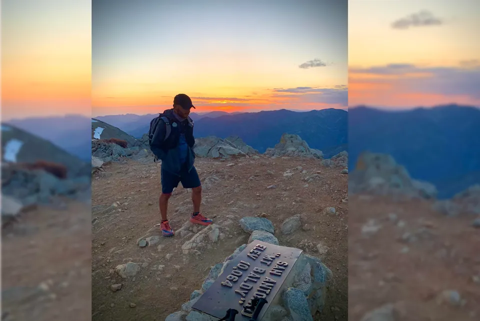 UCLA cook runs from Santa Monica beach to top of Mount Baldy